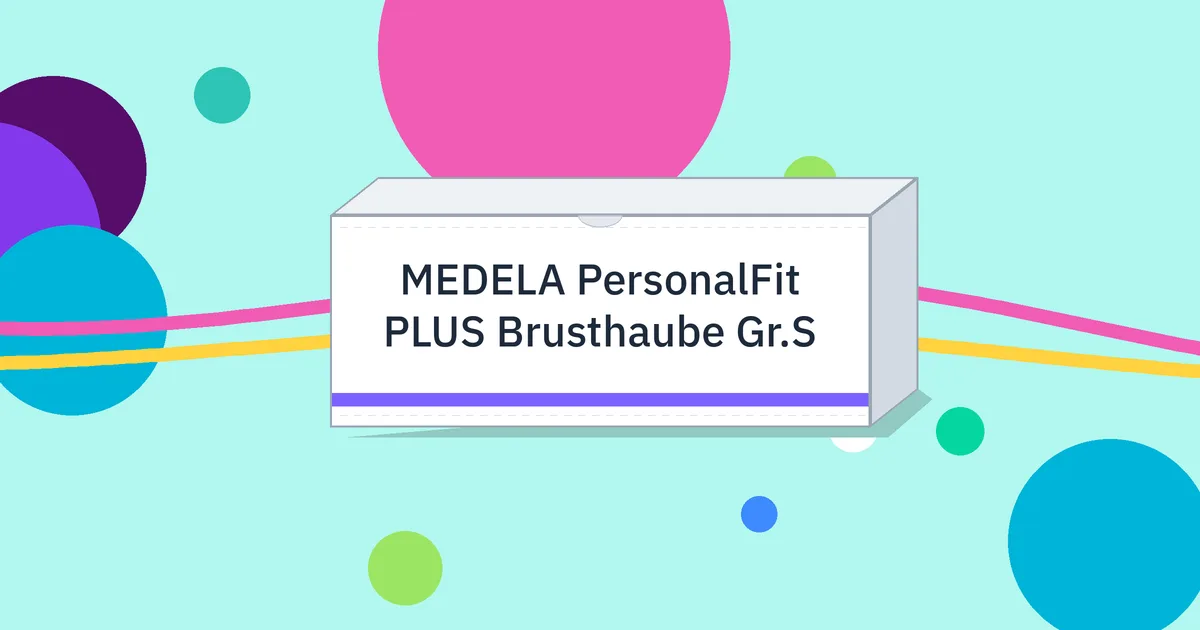 Symbolbild: Packung mit der Aufschrift MEDELA PersonalFit PLUS Brusthaube Gr.S (PZN 15530169) – Verfügbarkeit und Bezug in Apotheken in Frankfurt am Main