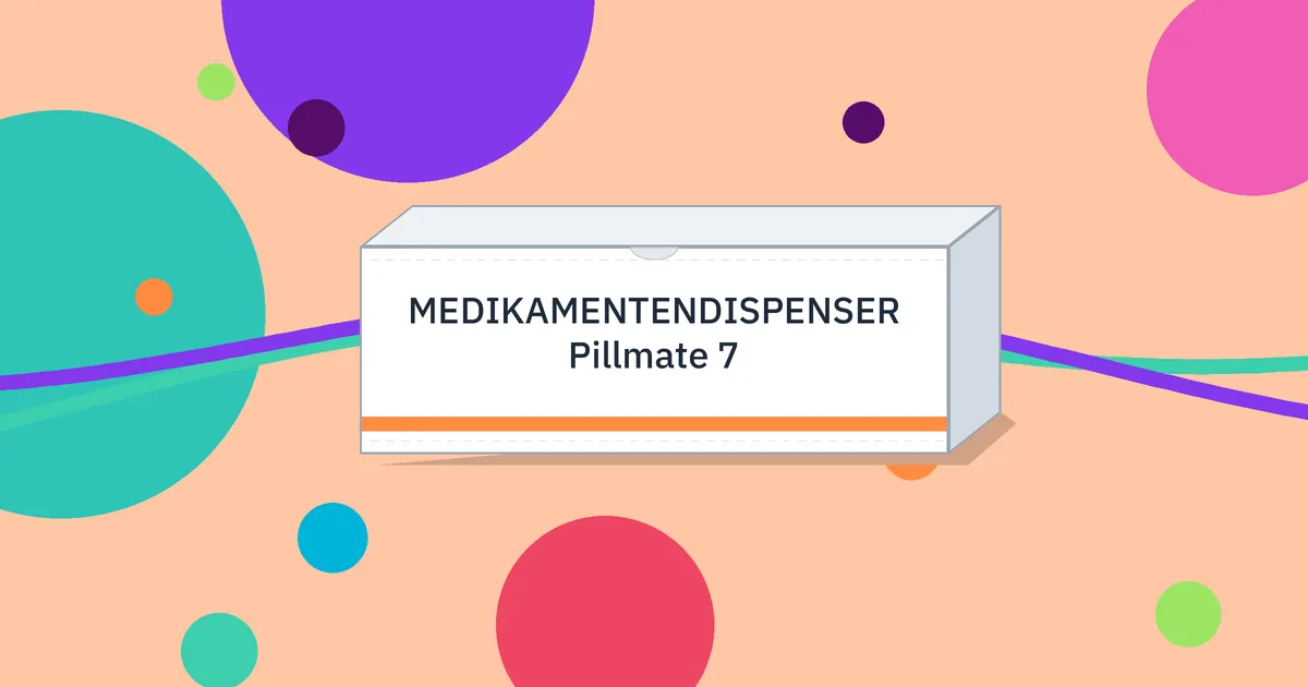 Symbolbild: Packung mit der Aufschrift MEDIKAMENTENDISPENSER Pillmate 7 (PZN 06910795) – Verfügbarkeit und Bezug in Apotheken in Frankfurt am Main