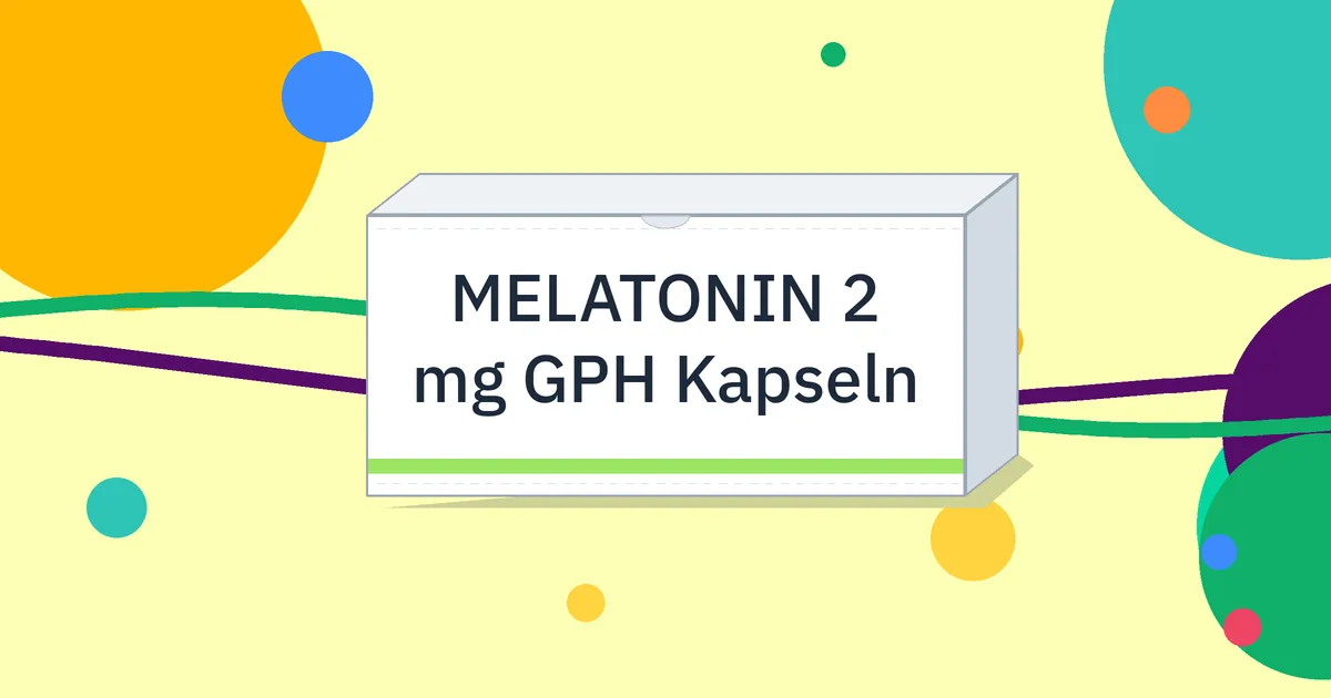 Symbolbild: Packung mit der Aufschrift MELATONIN 2 mg GPH Kapseln (PZN 09915770) – Verfügbarkeit und Bezug in Apotheken in Frankfurt am Main