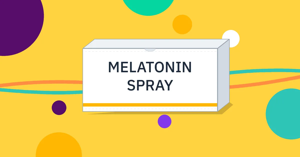 Symbolbild: Packung mit der Aufschrift MELATONIN SPRAY (PZN 19513104) – Verfügbarkeit und Bezug in Apotheken in Frankfurt am Main