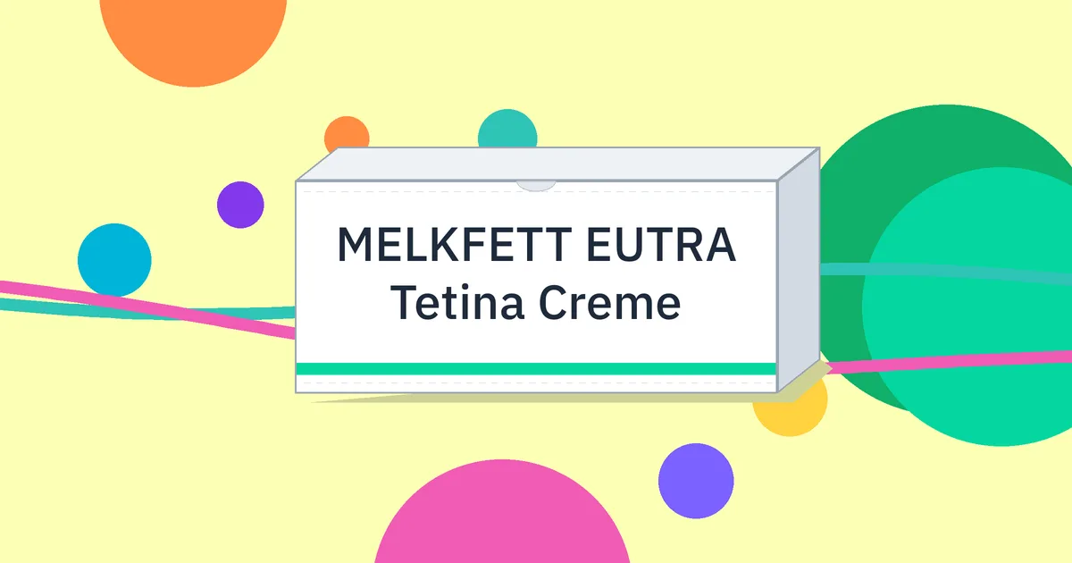 Symbolbild: Packung mit der Aufschrift MELKFETT EUTRA Tetina Creme (PZN 10997201) – Verfügbarkeit und Bezug in Apotheken in Frankfurt am Main