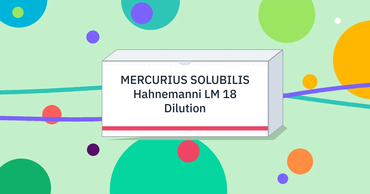 Symbolbild: Packung mit der Aufschrift MERCURIUS SOLUBILIS Hahnemanni LM 18 Dilution (PZN 07541130) – Verfügbarkeit und Bezug in Apotheken in Frankfurt am Main