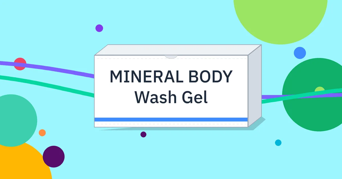 Symbolbild: Packung mit der Aufschrift MINERAL BODY Wash Gel (PZN 03663072) – Verfügbarkeit und Bezug in Apotheken in Frankfurt am Main