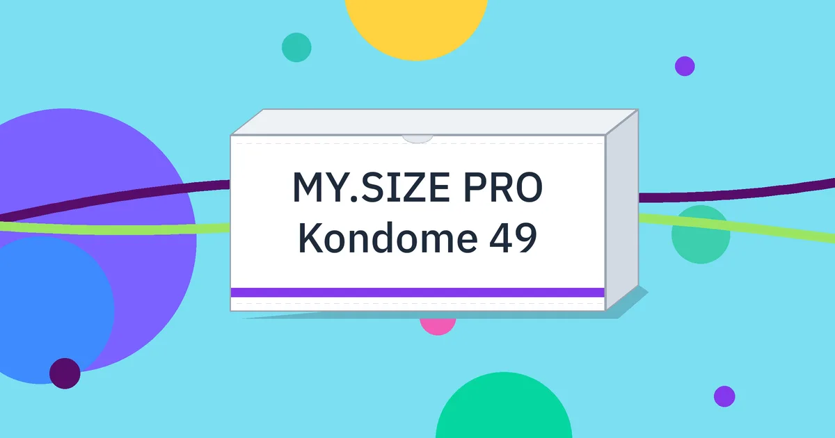 Symbolbild: Packung mit der Aufschrift MY.SIZE PRO Kondome 49 (PZN 17458281) – Verfügbarkeit und Bezug in Apotheken in Frankfurt am Main