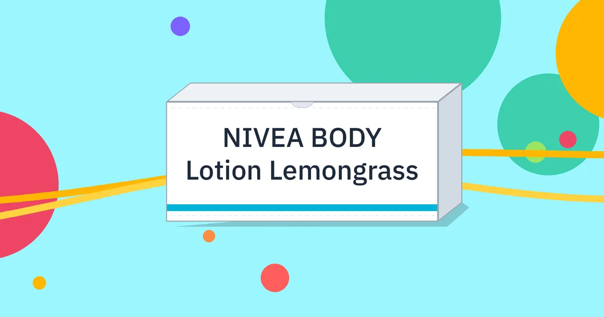 Symbolbild: Packung mit der Aufschrift NIVEA BODY Lotion Lemongrass (PZN 18912374) – Verfügbarkeit und Bezug in Apotheken in Frankfurt am Main
