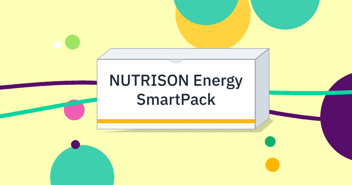 Symbolbild: Packung mit der Aufschrift NUTRISON Energy SmartPack (PZN 14132314) – Verfügbarkeit und Bezug in Apotheken in Frankfurt am Main