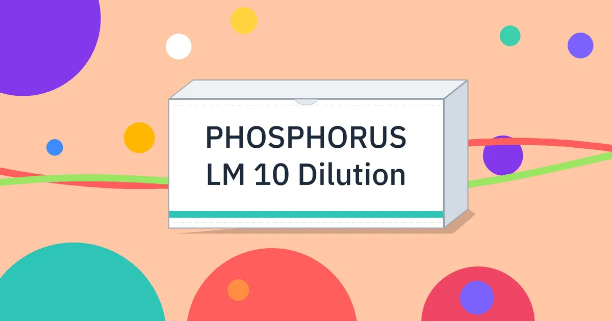Symbolbild: Packung mit der Aufschrift PHOSPHORUS LM 10 Dilution (PZN 13034029) – Verfügbarkeit und Bezug in Apotheken in Frankfurt am Main