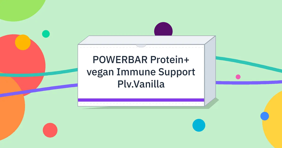 Symbolbild: Packung mit der Aufschrift POWERBAR Protein+ vegan Immune Support Plv.Vanilla (PZN 18821217) – Verfügbarkeit und Bezug in Apotheken in Frankfurt am Main