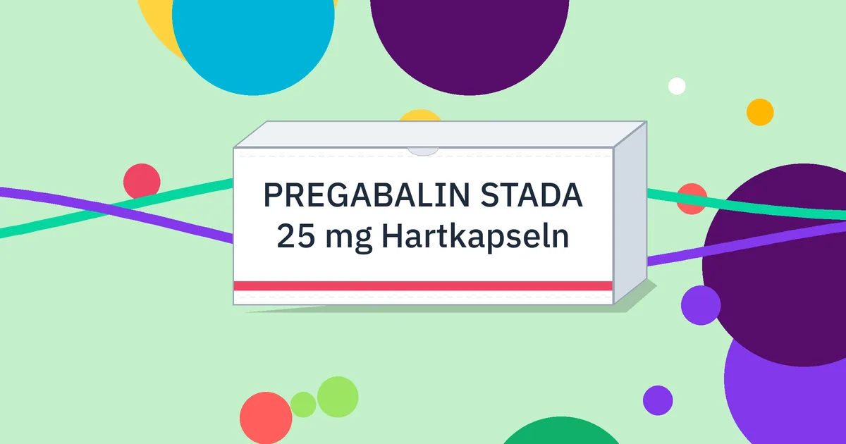Symbolbild: Packung mit der Aufschrift PREGABALIN STADA 25 mg Hartkapseln (PZN 17145990) – Verfügbarkeit und Bezug in Apotheken in Frankfurt am Main