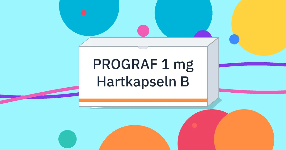 Symbolbild: Packung mit der Aufschrift PROGRAF 1 mg Hartkapseln B (PZN 03119411) – Verfügbarkeit und Bezug in Apotheken in Frankfurt am Main