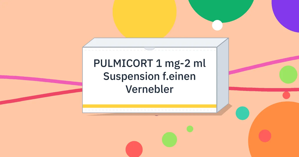 Symbolbild: Packung mit der Aufschrift PULMICORT 1 mg-2 ml Suspension f.einen Vernebler (PZN 00564659) – Verfügbarkeit und Bezug in Apotheken in Frankfurt am Main