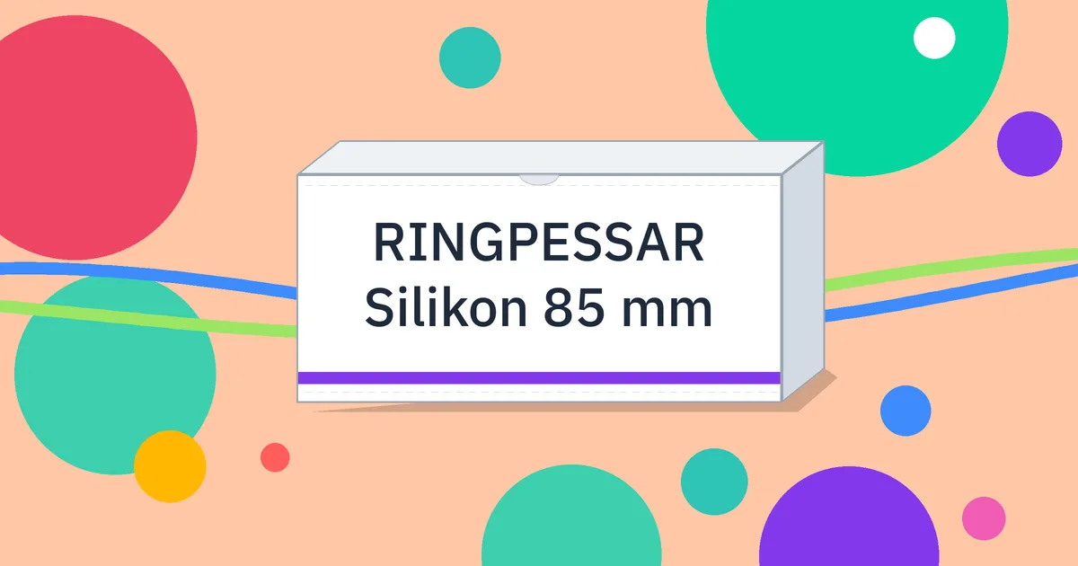 Symbolbild: Packung mit der Aufschrift RINGPESSAR Silikon 85 mm (PZN 04328542) – Verfügbarkeit und Bezug in Apotheken in Frankfurt am Main