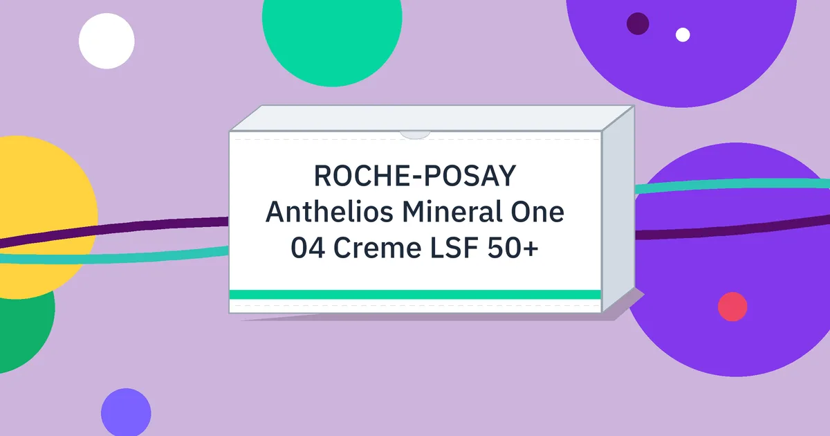 Symbolbild: Packung mit der Aufschrift ROCHE-POSAY Anthelios Mineral One 04 Creme LSF 50+ (PZN 16229466) – Verfügbarkeit und Bezug in Apotheken in Frankfurt am Main