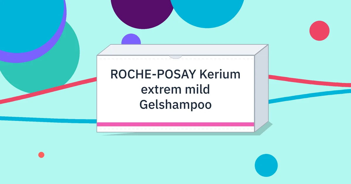 Symbolbild: Packung mit der Aufschrift ROCHE-POSAY Kerium extrem mild Gelshampoo (PZN 10300370) – Verfügbarkeit und Bezug in Apotheken in Frankfurt am Main
