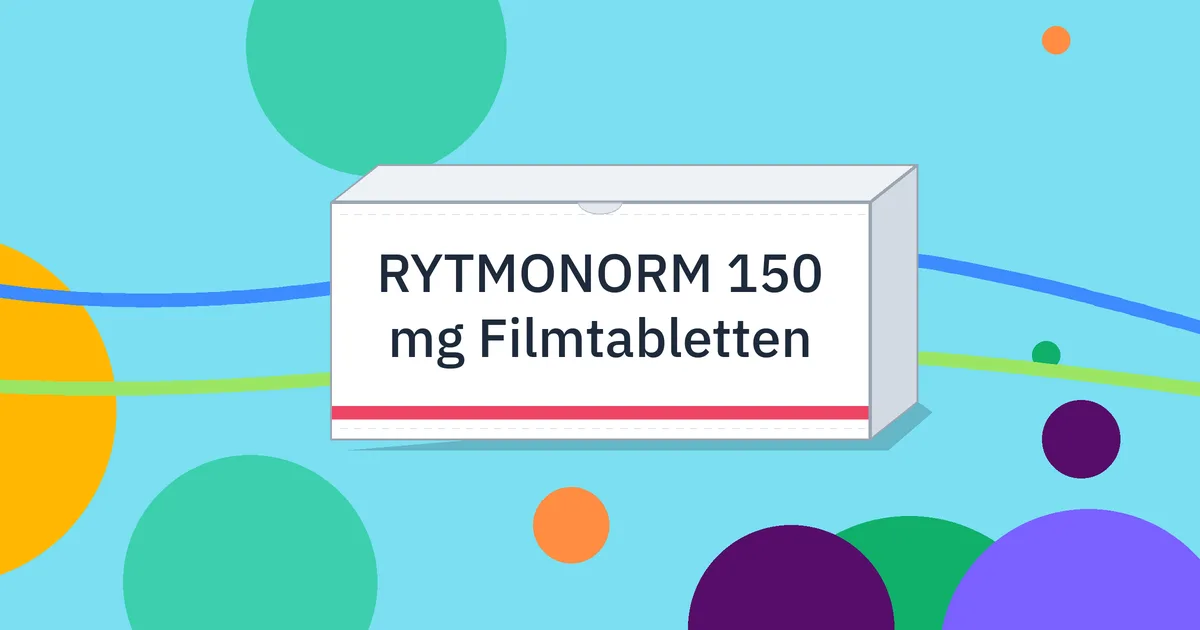 Symbolbild: Packung mit der Aufschrift RYTMONORM 150 mg Filmtabletten (PZN 02019156) – Verfügbarkeit und Bezug in Apotheken in Frankfurt am Main