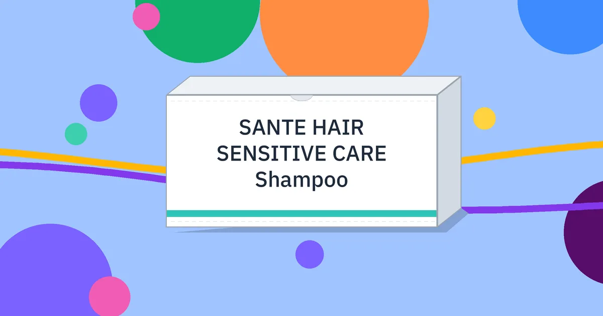 Symbolbild: Packung mit der Aufschrift SANTE HAIR SENSITIVE CARE Shampoo (PZN 19419919) – Verfügbarkeit und Bezug in Apotheken in Frankfurt am Main