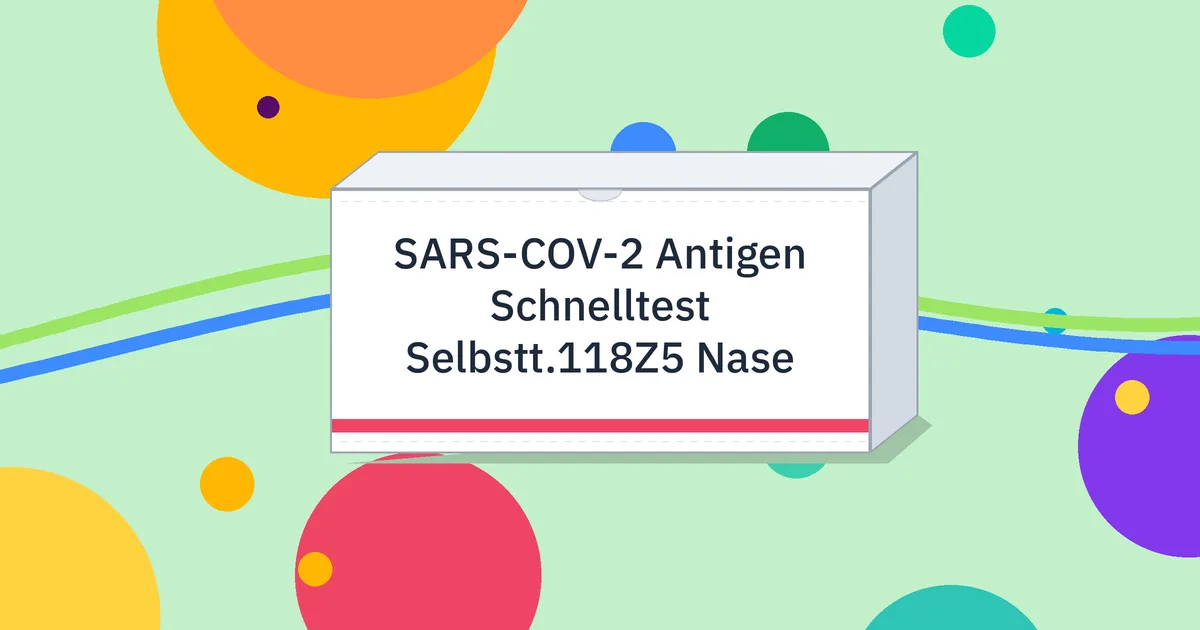 Symbolbild: Packung mit der Aufschrift SARS-COV-2 Antigen Schnelltest Selbstt.118Z5 Nase (PZN 17522814) – Verfügbarkeit und Bezug in Apotheken in Frankfurt am Main