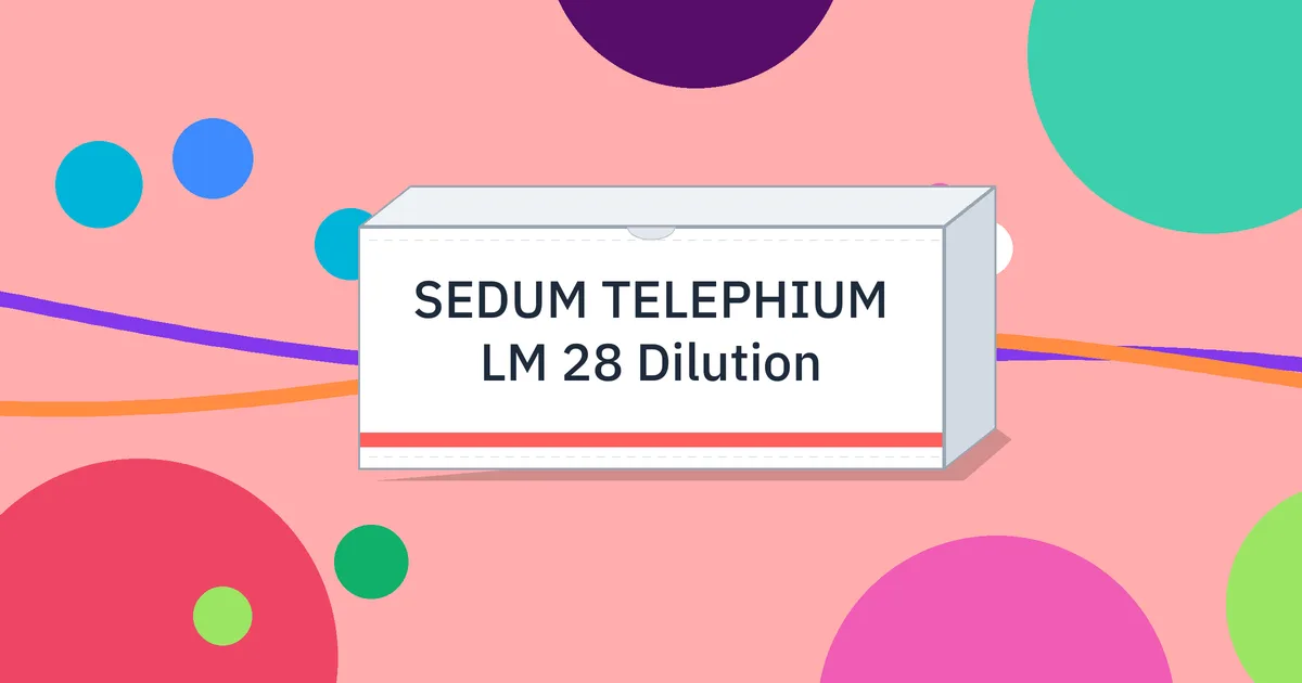 Symbolbild: Packung mit der Aufschrift SEDUM TELEPHIUM LM 28 Dilution (PZN 13694211) – Verfügbarkeit und Bezug in Apotheken in Frankfurt am Main
