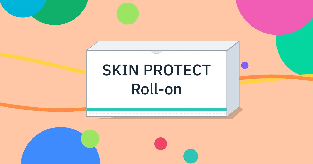 Symbolbild: Packung mit der Aufschrift SKIN PROTECT Roll-on (PZN 19468645) – Verfügbarkeit und Bezug in Apotheken in Frankfurt am Main