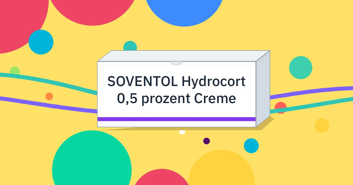 Symbolbild: Packung mit der Aufschrift SOVENTOL Hydrocort 0,5 prozent Creme (PZN 04465138) – Verfügbarkeit und Bezug in Apotheken in Frankfurt am Main