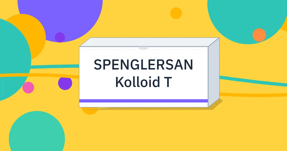 Symbolbild: Packung mit der Aufschrift SPENGLERSAN Kolloid T (PZN 01563797) – Verfügbarkeit und Bezug in Apotheken in Frankfurt am Main
