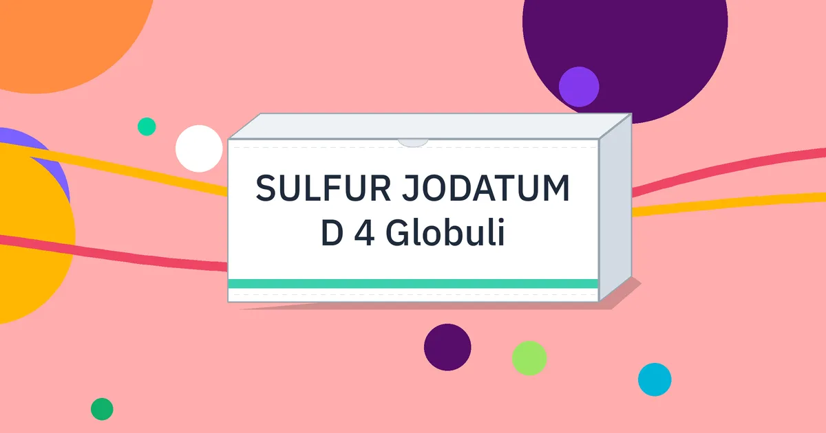 Symbolbild: Packung mit der Aufschrift SULFUR JODATUM D 4 Globuli (PZN 02932340) – Verfügbarkeit und Bezug in Apotheken in Frankfurt am Main