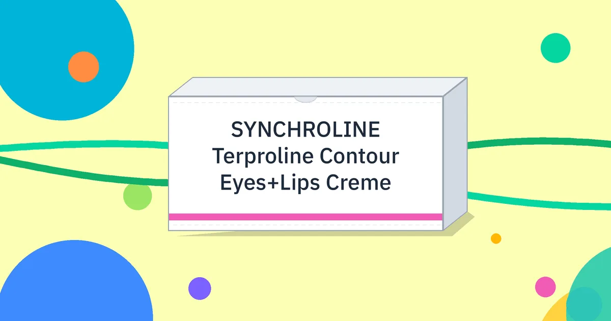 Symbolbild: Packung mit der Aufschrift SYNCHROLINE Terproline Contour Eyes+Lips Creme (PZN 04809365) – Verfügbarkeit und Bezug in Apotheken in Frankfurt am Main