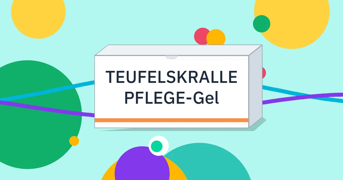 Symbolbild: Packung mit der Aufschrift TEUFELSKRALLE PFLEGE-Gel (PZN 03029139) – Verfügbarkeit und Bezug in Apotheken in Frankfurt am Main