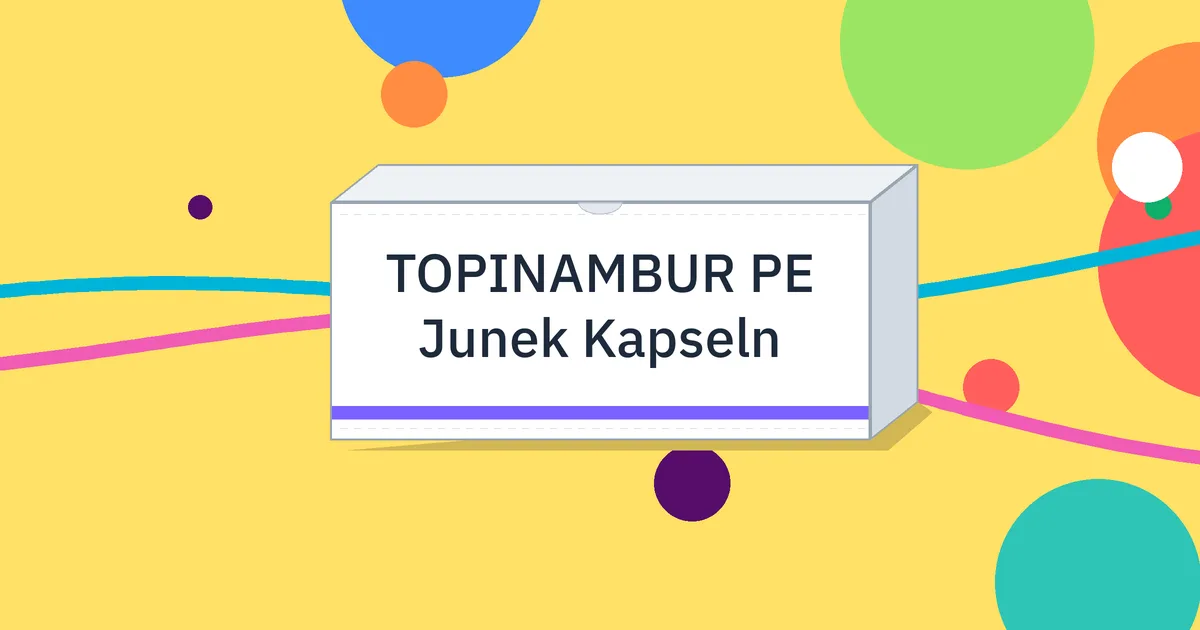 Symbolbild: Packung mit der Aufschrift TOPINAMBUR PE Junek Kapseln (PZN 02586659) – Verfügbarkeit und Bezug in Apotheken in Frankfurt am Main
