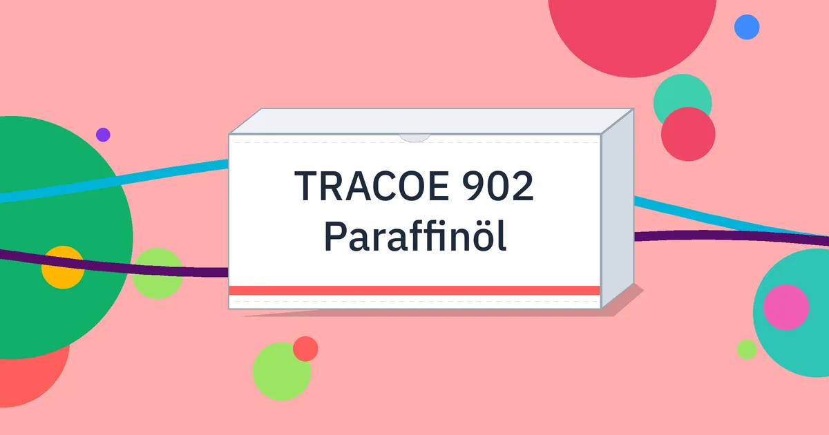 Symbolbild: Packung mit der Aufschrift TRACOE 902 Paraffinöl (PZN 02722430) – Verfügbarkeit und Bezug in Apotheken in Frankfurt am Main