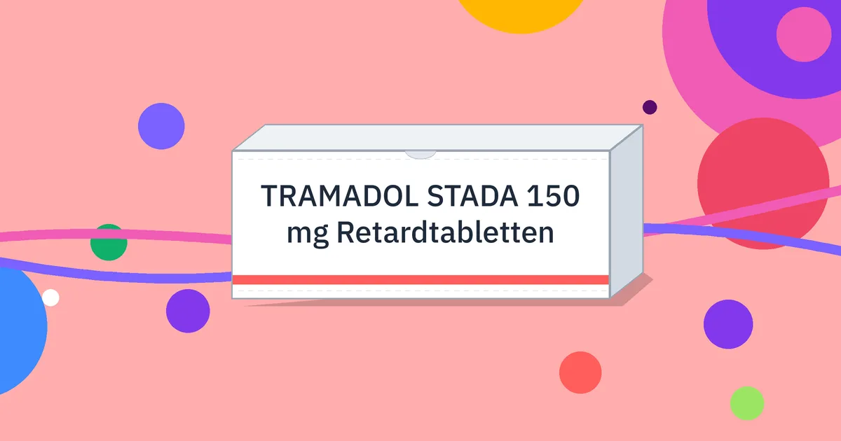 Symbolbild: Packung mit der Aufschrift TRAMADOL STADA 150 mg Retardtabletten (PZN 02186629) – Verfügbarkeit und Bezug in Apotheken in Frankfurt am Main