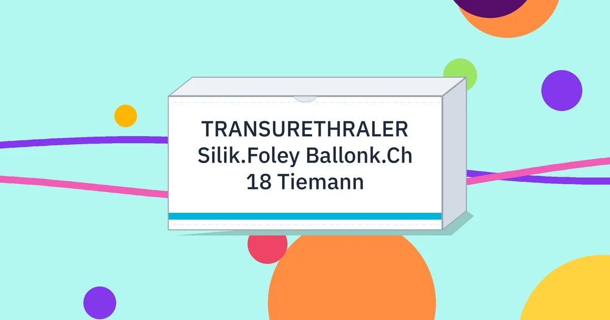 Symbolbild: Packung mit der Aufschrift TRANSURETHRALER Silik.Foley Ballonk.Ch 18 Tiemann (PZN 18040721) – Verfügbarkeit und Bezug in Apotheken in Frankfurt am Main