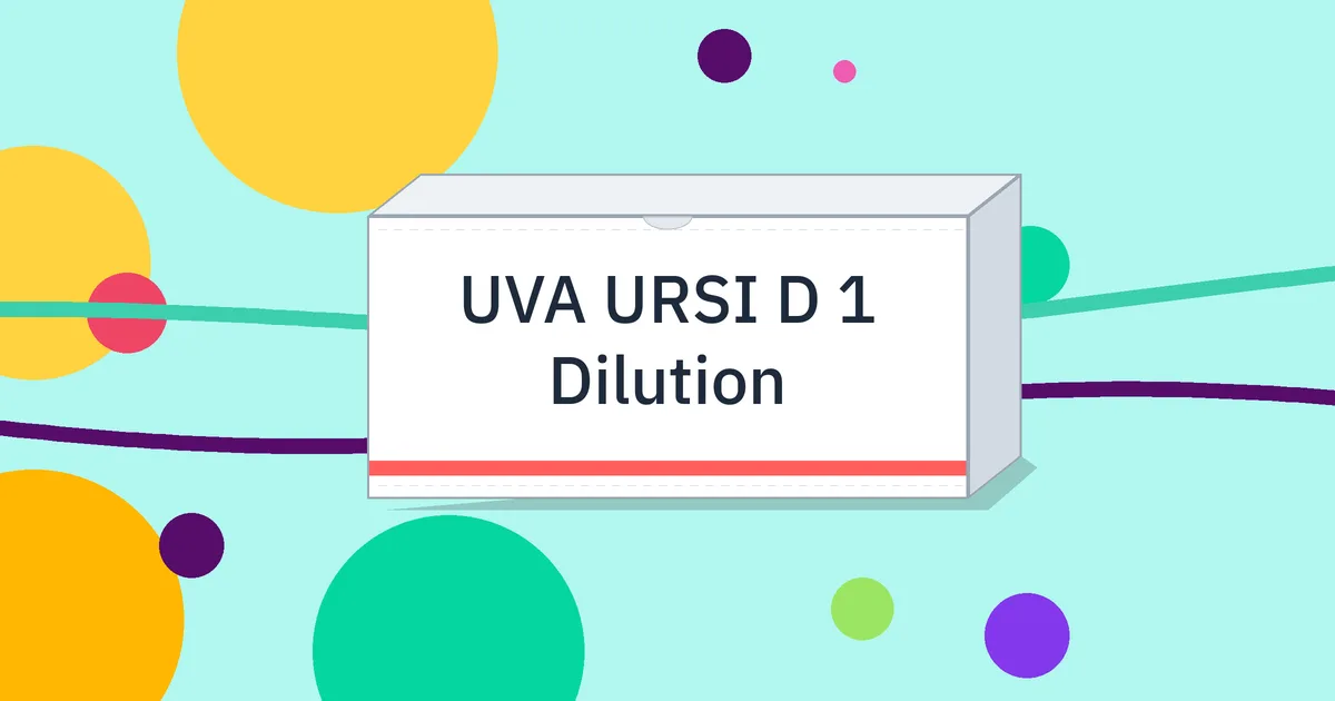 Symbolbild: Packung mit der Aufschrift UVA URSI D 1 Dilution (PZN 07249978) – Verfügbarkeit und Bezug in Apotheken in Frankfurt am Main