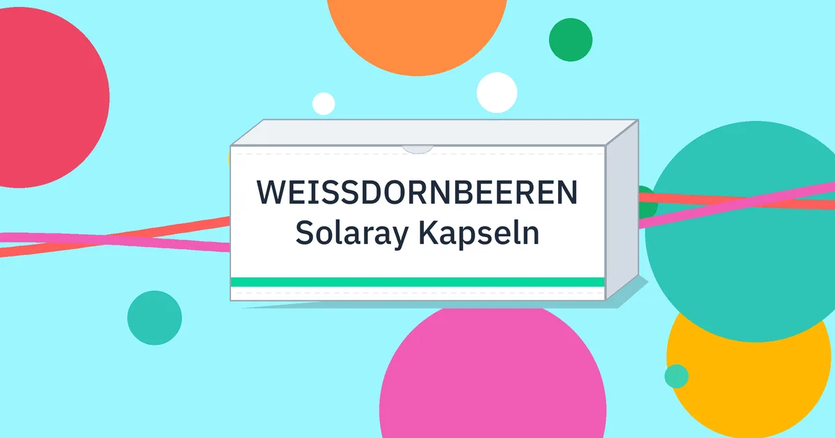 Symbolbild: Packung mit der Aufschrift WEISSDORNBEEREN Solaray Kapseln (PZN 17255135) – Verfügbarkeit und Bezug in Apotheken in Frankfurt am Main