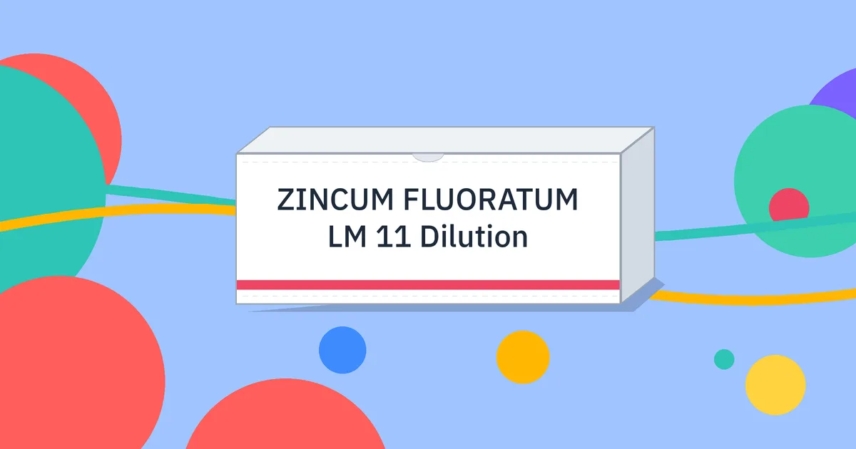 Symbolbild: Packung mit der Aufschrift ZINCUM FLUORATUM LM 11 Dilution (PZN 13293156) – Verfügbarkeit und Bezug in Apotheken in Frankfurt am Main
