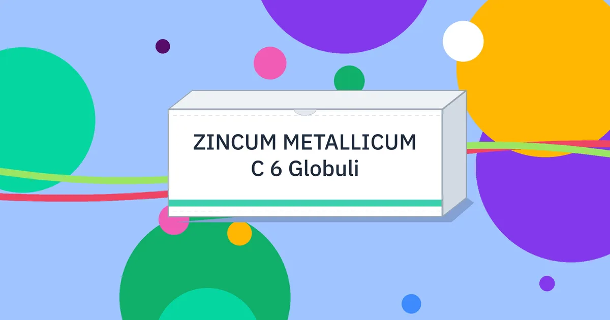 Symbolbild: Packung mit der Aufschrift ZINCUM METALLICUM C 6 Globuli (PZN 16671251) – Verfügbarkeit und Bezug in Apotheken in Frankfurt am Main