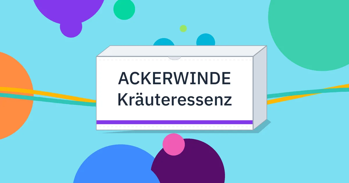 Symbolbild: Packung mit der Aufschrift ACKERWINDE Kräuteressenz (PZN 13819517) – Verfügbarkeit und Bezug in Apotheken in Frankfurt am Main