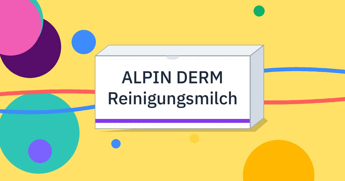 Symbolbild: Packung mit der Aufschrift ALPIN DERM Reinigungsmilch (PZN 16232468) – Verfügbarkeit und Bezug in Apotheken in Frankfurt am Main