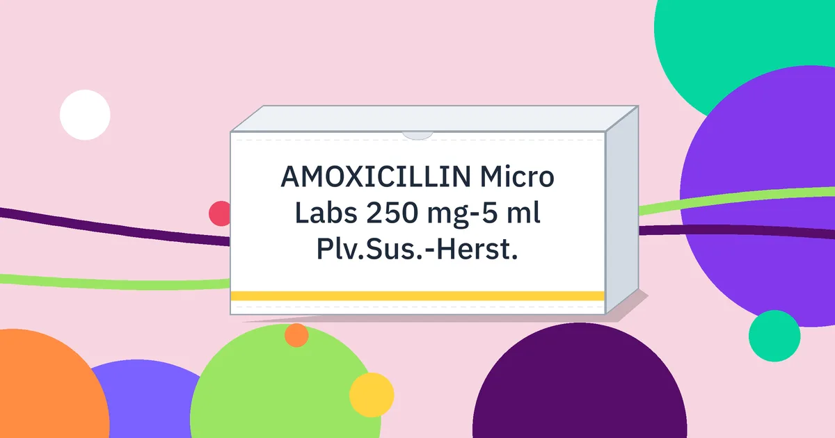 Symbolbild: Packung mit der Aufschrift AMOXICILLIN Micro Labs 250 mg-5 ml Plv.Sus.-Herst. (PZN 11677705) – Verfügbarkeit und Bezug in Apotheken in Frankfurt am Main
