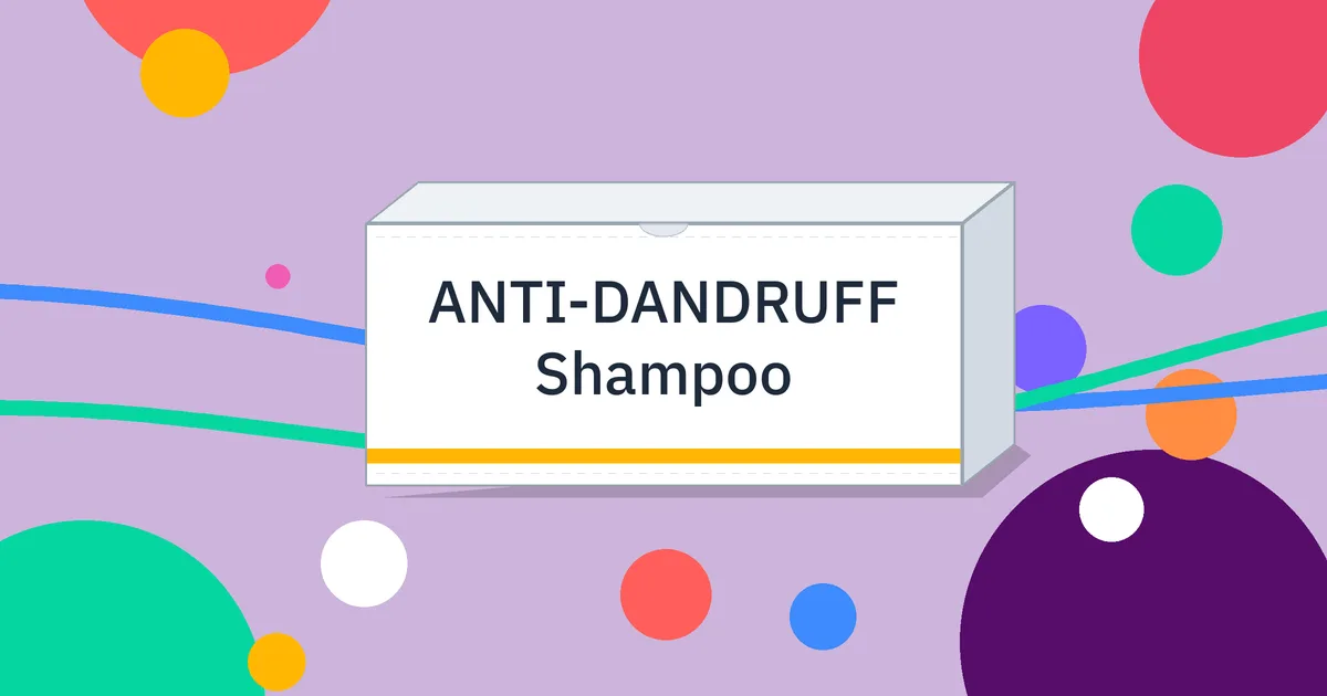 Symbolbild: Packung mit der Aufschrift ANTI-DANDRUFF Shampoo (PZN 03661742) – Verfügbarkeit und Bezug in Apotheken in Frankfurt am Main
