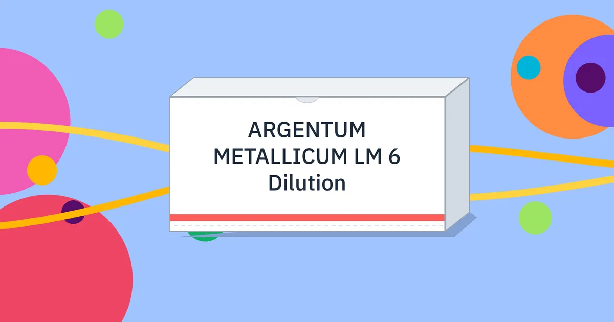 Symbolbild: Packung mit der Aufschrift ARGENTUM METALLICUM LM 6 Dilution (PZN 09430469) – Verfügbarkeit und Bezug in Apotheken in Frankfurt am Main