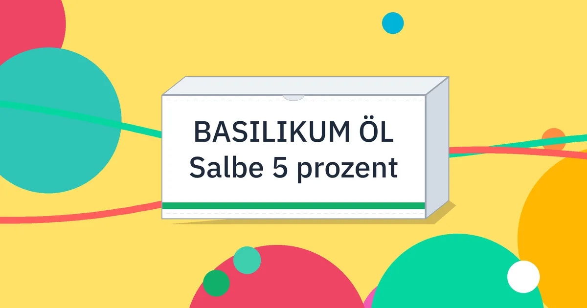 Symbolbild: Packung mit der Aufschrift BASILIKUM ÖL Salbe 5 prozent (PZN 18179904) – Verfügbarkeit und Bezug in Apotheken in Frankfurt am Main