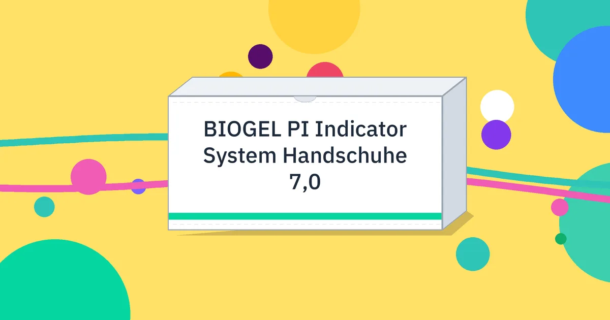 Symbolbild: Packung mit der Aufschrift BIOGEL PI Indicator System Handschuhe 7,0 (PZN 04702006) – Verfügbarkeit und Bezug in Apotheken in Frankfurt am Main