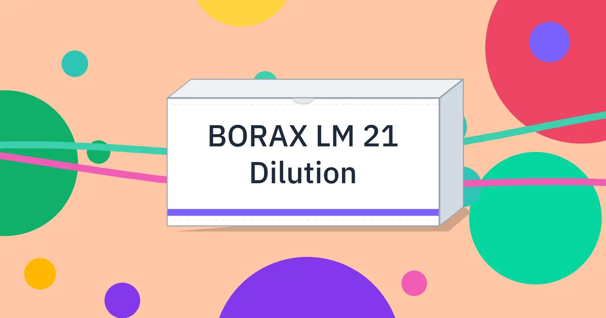 Symbolbild: Packung mit der Aufschrift BORAX LM 21 Dilution (PZN 12796234) – Verfügbarkeit und Bezug in Apotheken in Frankfurt am Main