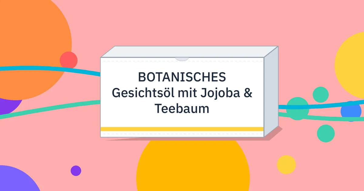 Symbolbild: Packung mit der Aufschrift BOTANISCHES Gesichtsöl mit Jojoba & Teebaum (PZN 20316521) – Verfügbarkeit und Bezug in Apotheken in Frankfurt am Main