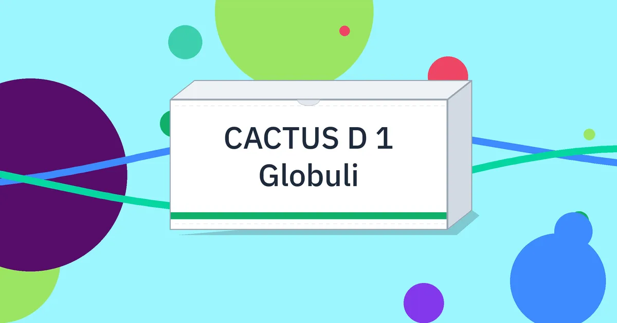 Symbolbild: Packung mit der Aufschrift CACTUS D 1 Globuli (PZN 02637925) – Verfügbarkeit und Bezug in Apotheken in Frankfurt am Main