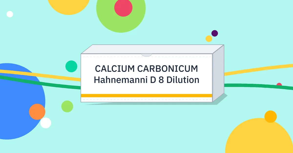 Symbolbild: Packung mit der Aufschrift CALCIUM CARBONICUM Hahnemanni D 8 Dilution (PZN 02815054) – Verfügbarkeit und Bezug in Apotheken in Frankfurt am Main