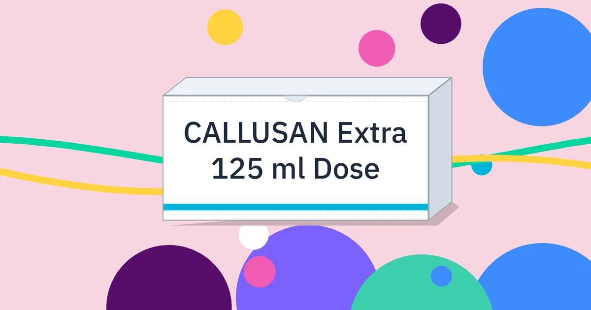 Symbolbild: Packung mit der Aufschrift CALLUSAN Extra 125 ml Dose (PZN 12400153) – Verfügbarkeit und Bezug in Apotheken in Frankfurt am Main