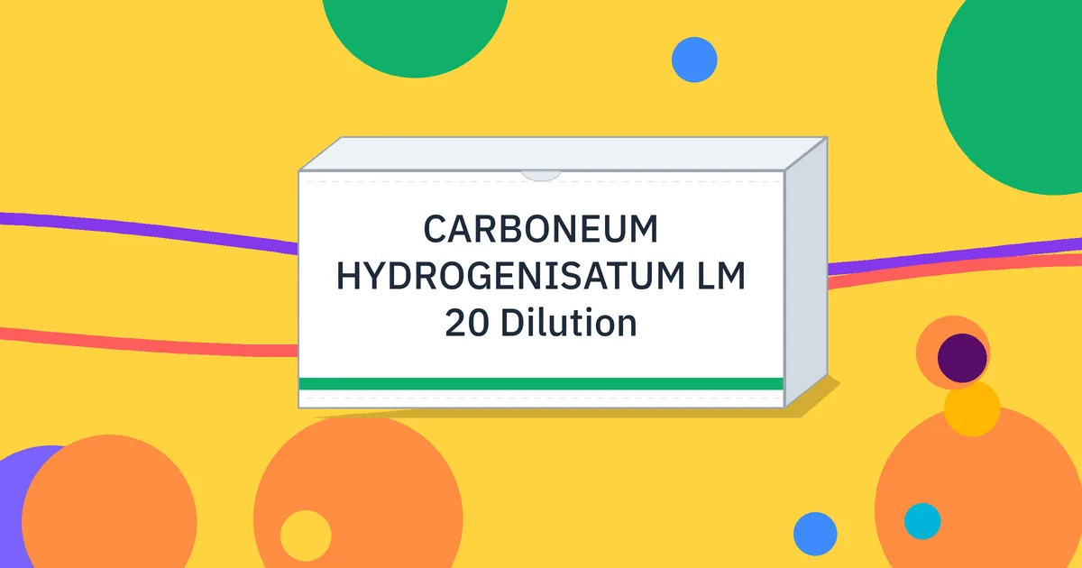 Symbolbild: Packung mit der Aufschrift CARBONEUM HYDROGENISATUM LM 20 Dilution (PZN 13428277) – Verfügbarkeit und Bezug in Apotheken in Frankfurt am Main