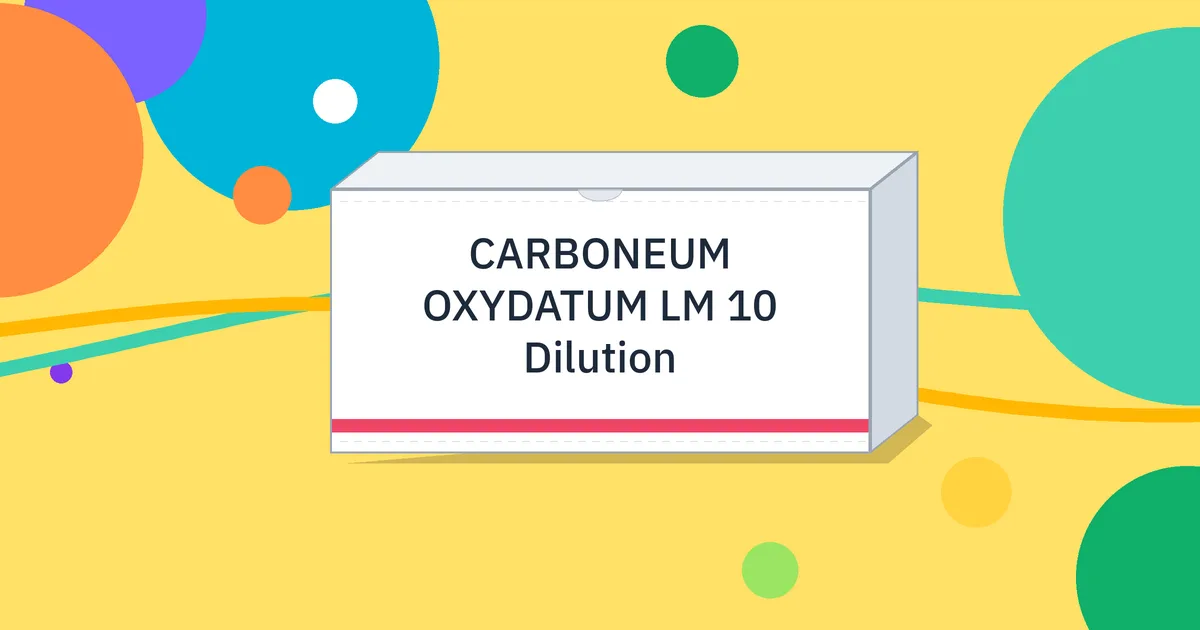 Symbolbild: Packung mit der Aufschrift CARBONEUM OXYDATUM LM 10 Dilution (PZN 13428627) – Verfügbarkeit und Bezug in Apotheken in Frankfurt am Main